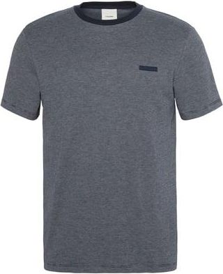 Calvin Klein T-shirt droit col rond ray&eacute; en coton