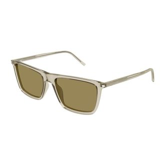 Saint Laurent Sonnenbrillen - - Accessories - Herren - Beige - 56 MM