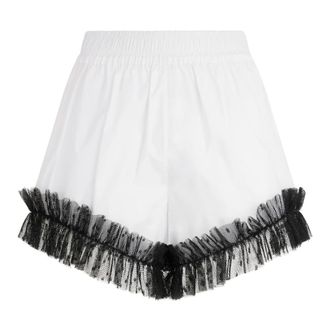 Red Valentino Damen, Shorts, Wei&szlig;, MGr&ouml;&szlig;e