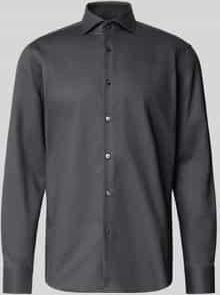 HUGO BOSS Regular Fit Businesshemd aus Baumwoll-Mix Modell H-JOE-SPREAD
