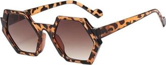 Generic Lunettes De Soleil Tendance Polygon Street For Femmes Et Hommes, Polaris&eacute;es, For Le Sport Et Les D&eacute;placements.(Brown)