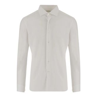 Alessandro Gherardi Stretch Jersey Hemd - - Shirts - Herren - Wei&szlig; - 4XL