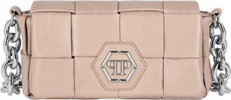 Philipp Plein Hobo Bags - Small Shoulder Bag Hexagon - Gr. unisize - in Beige - f&uuml;r Damen