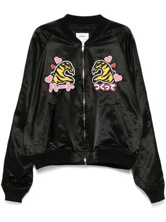 Doublet veste à motifs graphiques - Noir