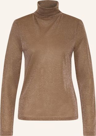 Drykorn Drykorn Rollkragenshirt Zerafne Mit Glitzergarn beige