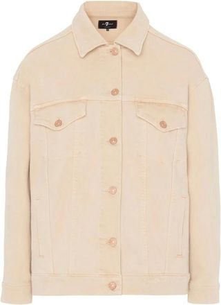 7 For All Mankind Homme, Vestes, Beige, Taille: S Giacca