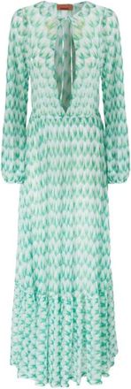 Missoni Femme, Robes, Multicolore, Taille: 36 FR Maxi Dress