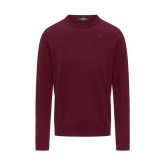 K-Way Sebastien Merino Sweater - - Knitwear - Herren - Rot - M