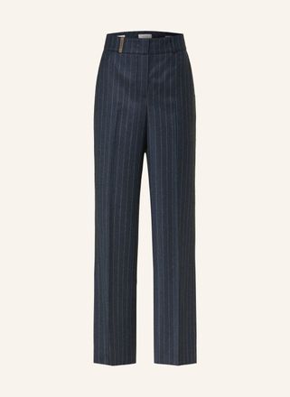 PESERICO Peserico Marlenehose Mit Glitzergarn blau