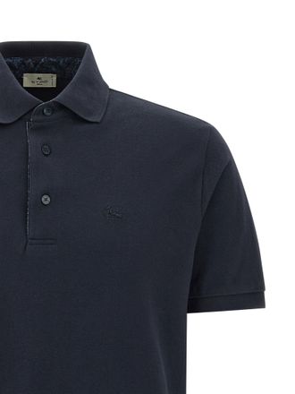 Etro Pegaso Polo Shirt - Navy
