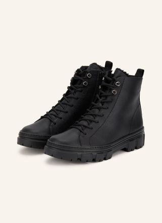 Paul Green Schn&uuml;rboots schwarz