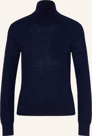 Lilienfels Lilienfels Rollkragenpullover Aus Merinowolle blau
