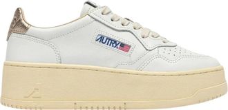 Autry Femme, Chaussures, Blanc, Taille: 40 EU Medalist Platform