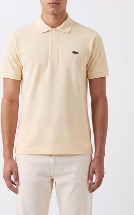 Lacoste Polo classique &agrave; manches courtes en coton avec patch logo