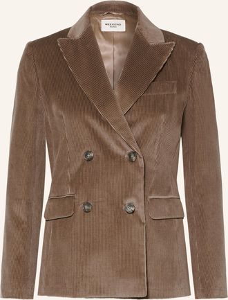 Max Mara Weekend Max Mara Cordblazer Katanga braun