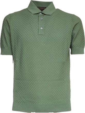 FILIPPO DE LAURENTIIS Homme, Tops, Vert, Taille: S Polo &agrave; Manches Courtes