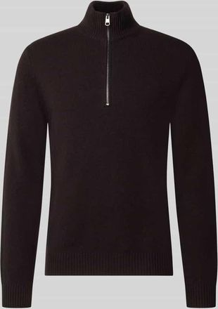 Cinque Regular Fit Strickpullover mit Troyer-Kragen