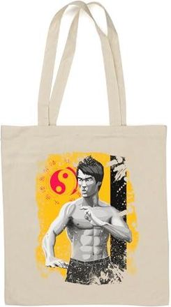 Generic Fighting Man Sac fourre-tout en coton naturel Blanc