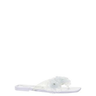 Coperni Silicone Flower Flat Sandalen - - Shoes - Damen - Wei&szlig; - 36 EU
