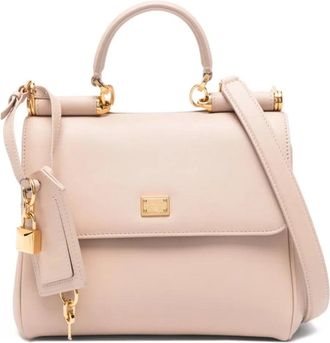 Dolce & Gabbana Femme, Sacs, Beige, Taille: ONE Size Top Handle Bag Nudo 1