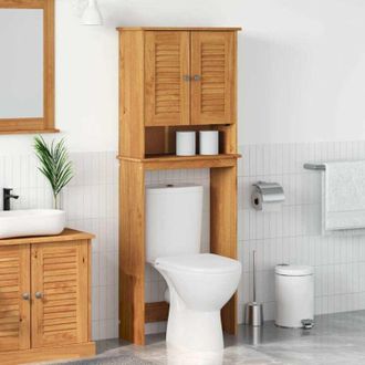 vidaXL Armoire de toilette vigo marron miel 60 x 27 x 161 cm Vidaxl