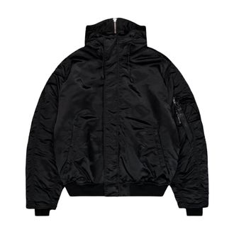 Alpha Industries Homme, Vestes, Noir, Taille: XL Giacca Winter Ultra Violet N-2B