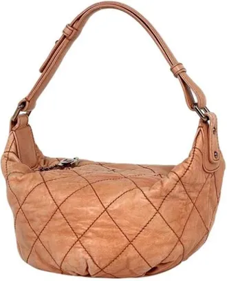 Chanel unisex, Pre-owned, Orange, Taille: ONE Size Sac port&eacute; &eacute;paule Pre-owned