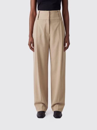 Sportmax Pantalon palazzo de tailleur taille haute en laine vierge