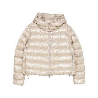 Herno Femme, Vestes, Beige, Taille: 38 FR Down Vestes