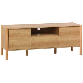 Sweeek TV-M&ouml;bel in Holzoptik, 2 T&uuml;ren, 1 Schublade, 140 cm