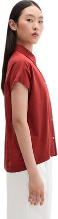 Marc O'Polo Kurzarmshirt aus Material-Mix