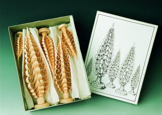 Rudolphs Schatzkiste Weihnachtsdekoration Spanbaumsortiment Höhen 8, 10, 12, 16 und 20cm NEU Weihnachten Weihnachtsbaum Span Baum Holzdekoration Holzschmuck Holz Seiffen E