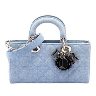 Dior Pre-owned Denim sacs-dior - Femme - Pre-owned - Bleu - Taille: ONE Size