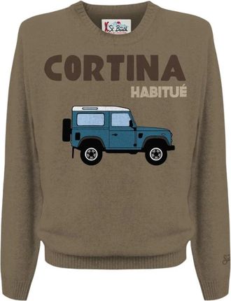 MC2 Saint Barth Rundhals-Strickware - - Knitwear - Herren - Braun - M