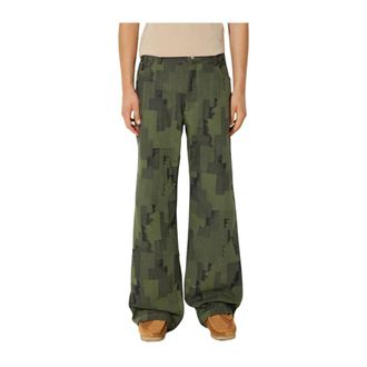 Marcelo Burlon Wide Jeans - - Jeans - Herren - Gr&uuml;n - L