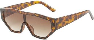 Generic Lunettes de soleil tendance Hip Hop pour hommes et femmes 2025 pour les vacances en plein air (couleur : C, taille : moyenne)