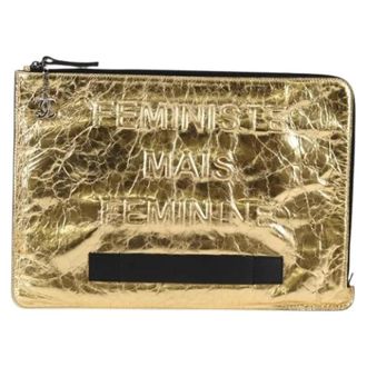 Chanel Pre-owned Feminine Pouch - - Pre-owned - Damen - Gelb - ONE SIZE