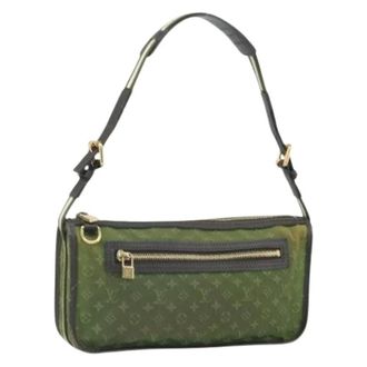 Louis Vuitton Sac &agrave; bandouli&egrave;re en toile Pre-owned - Femme - Pre-owned - Vert - Taille: ONE Size