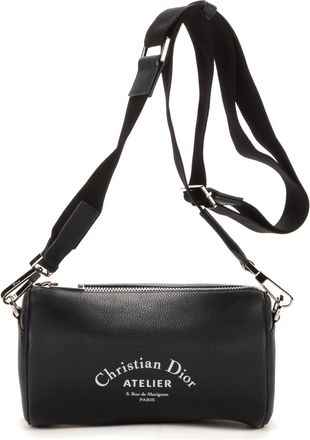 Dior Crossbody Bags - Dior Atelier Roller Navy Blue Cowhide leather Sil - Gr. unisize - in Blau - f&uuml;r Damen