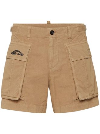 Dsquared2 short cargo à imprimé Icon - Tons neutres