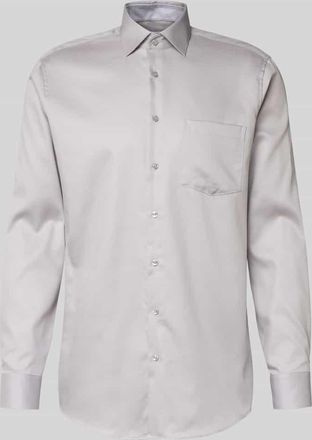 Seidensticker Regular Fit Businesshemd aus Baumwolle mit Kentkragen