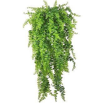 Generic Plantes artificielles en rotin persan - Plantes dextérieur en plastique pour mur et intérieur - Paniers suspendus - Guirlande de mariage - 1 arrangeme