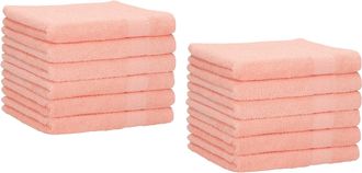 Betz 12 St&uuml;ck G&auml;stehandt&uuml;cher G&auml;stehandtuch Palermo 100% Baumwolle Gr&ouml;&szlig;e 30x50 cm Handtuch G&auml;stet&uuml;cher Set Farbe apricot