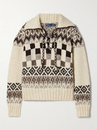 Polo Ralph Lauren Wollpullover Mit Fair-isle-muster - Mehrfarbig