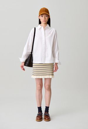 Claudie Pierlot Gestreiftes Popeline-Hemd