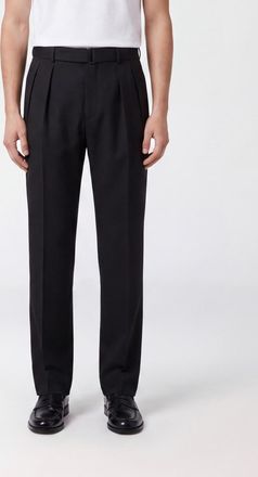 Tagliatore Pantalon de tailleur en laine vierge taille haute &agrave; pinces