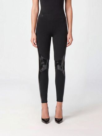 Philipp Plein Legging taille haute en jersey avec bandes lat&eacute;rales brod&eacute;es
