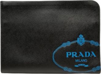 Prada Pre-owned Vintage Clutch - Femme - Pre-owned - Noir - Taille: ONE Size