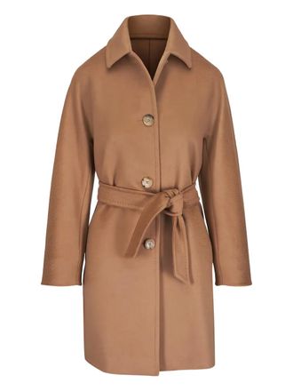 Max Mara belted wool coat - Braun