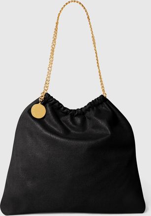 Stella McCartney Falabella Drawstring Shoulder Bag, Woman, Black